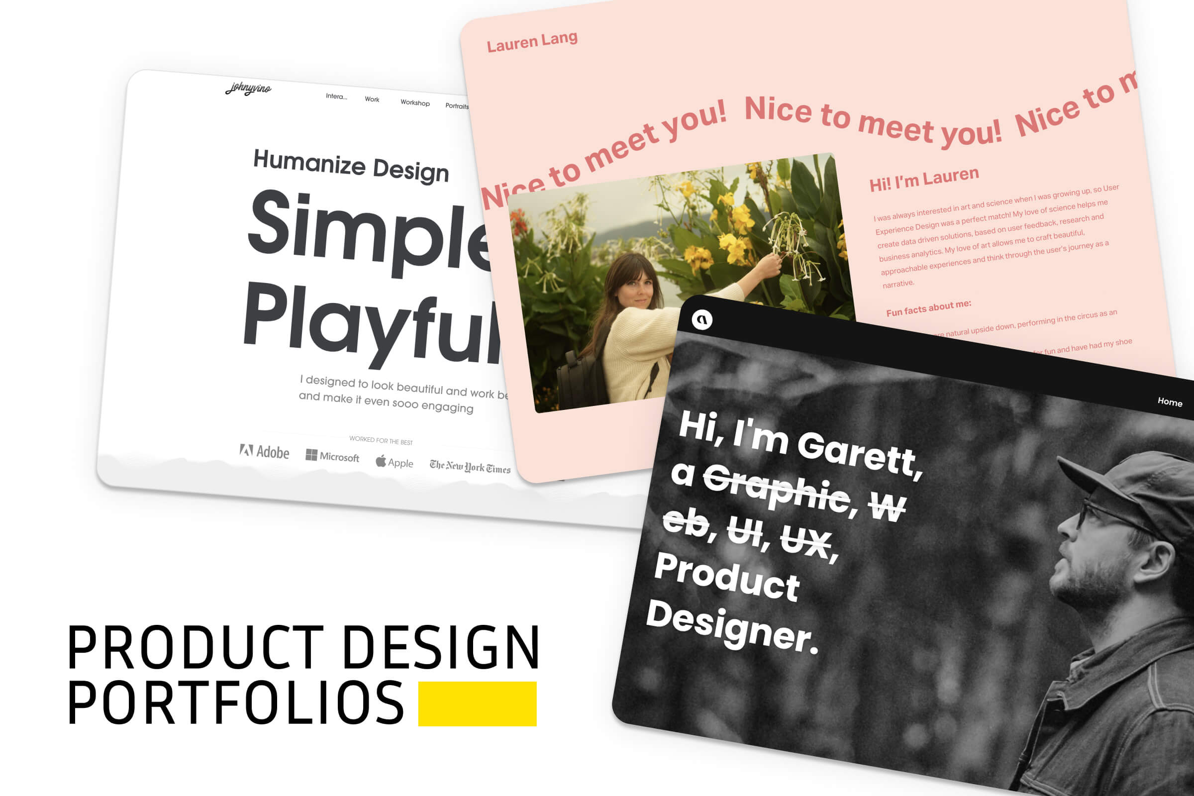 Fix your product design portfolio | Product Design Portfolios